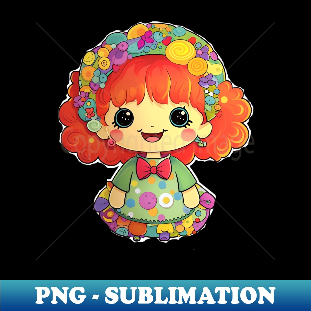 Happy Doll - Premium PNG Sublimation File - Perfect for Crea | Inspire ...