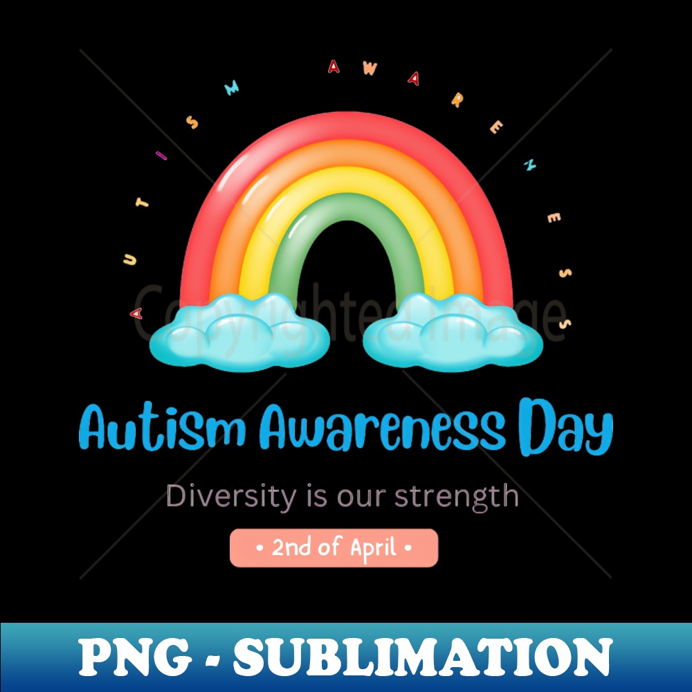 Autism Awareness day - Neurodiversity - PNG Transparent Subl - Inspire ...