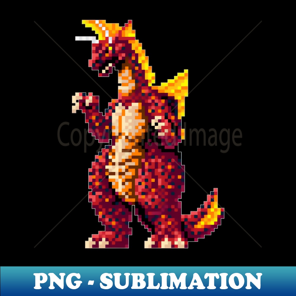 Pixel Titanosaurus - Retro PNG Sublimation Digital Download - Inspire ...