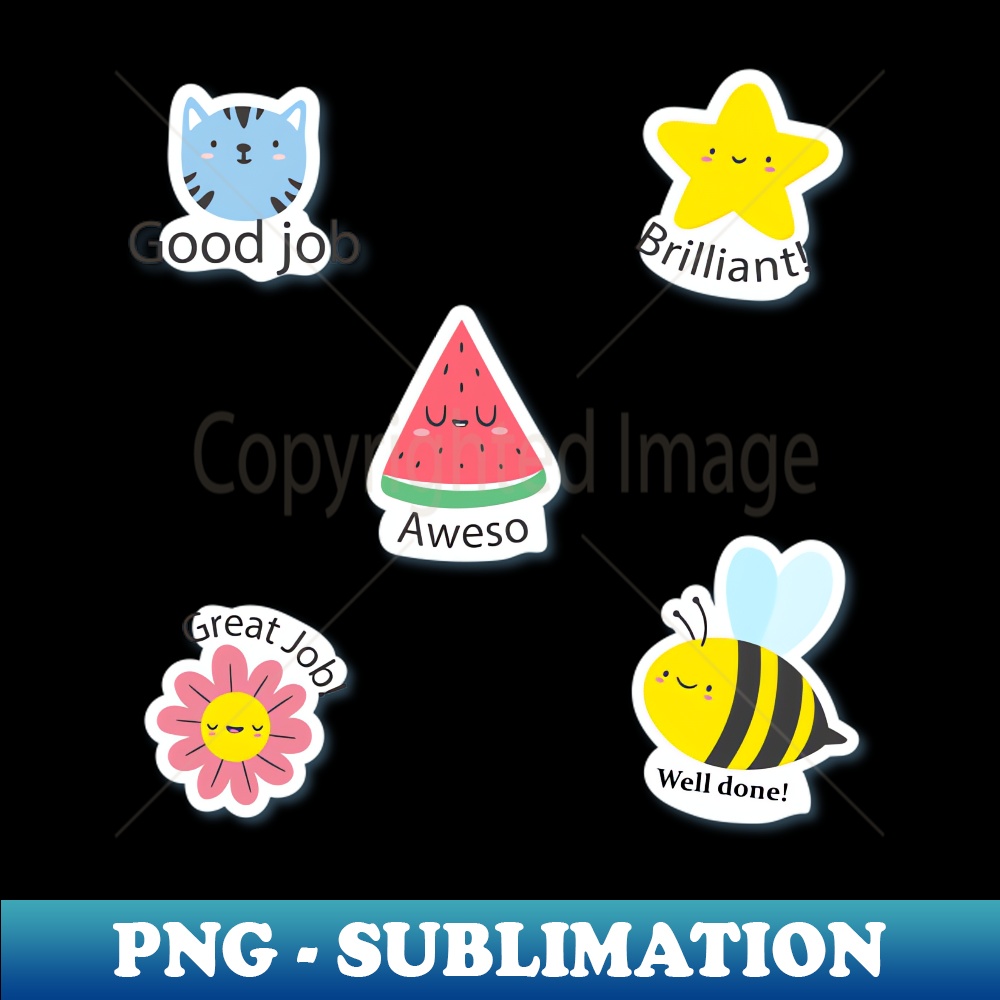 Mood Boost Sticker Pack - High-Resolution PNG Sublimation Fi | Inspire ...