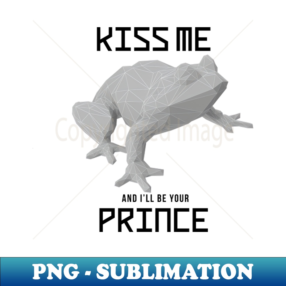 Kiss Me And I Will Be Your Prince Funny Text With Frog Shape | Inspire ...