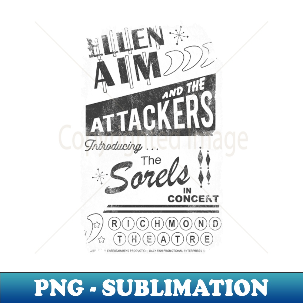 Ellen Aim and the Attackers concert poster from Streets of F | Inspire ...