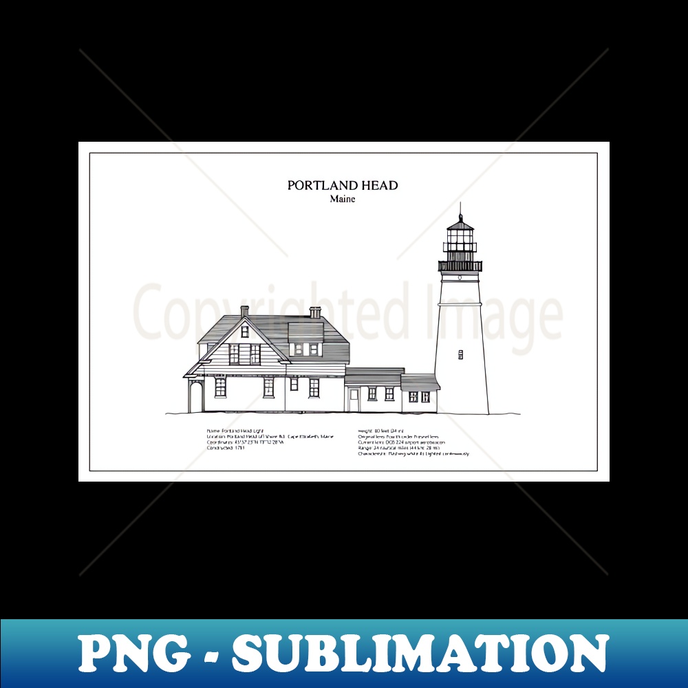 Portland Head Lighthouse - Maine - BD - High-Quality PNG Sub | Inspire ...