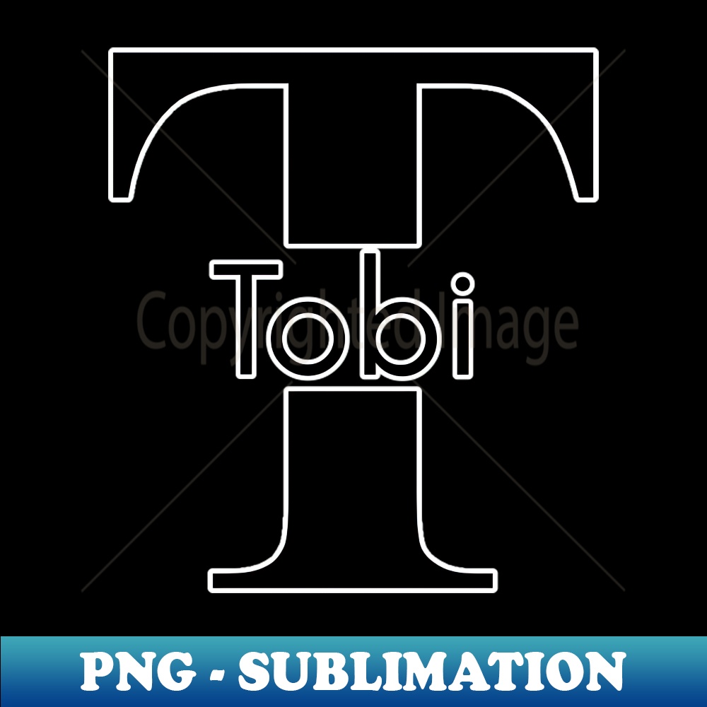 Initial T Monogram Tobi Name Label - Exclusive PNG Sublimati | Inspire ...
