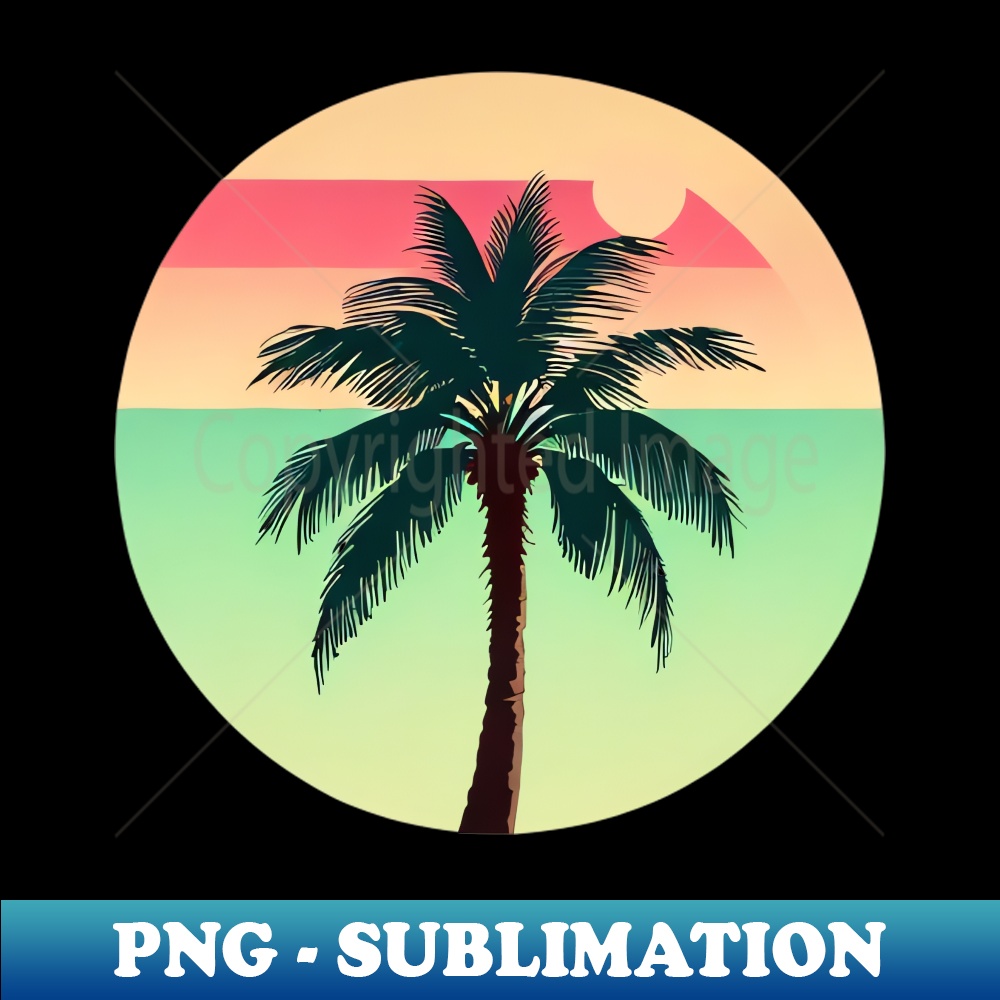 Palm tree vector art - Stylish Sublimation Digital Download | Inspire ...