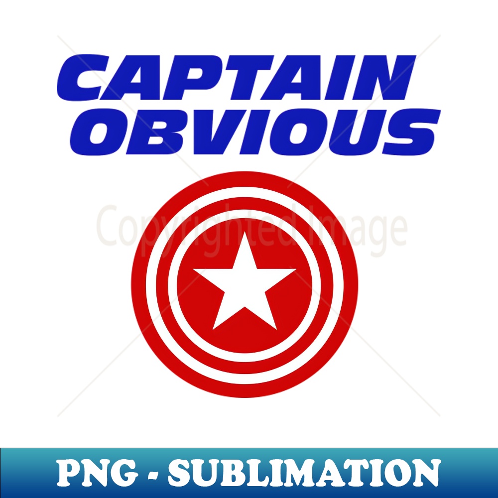 Captain Obvious - PNG Transparent Sublimation Design - Perfe | Inspire ...