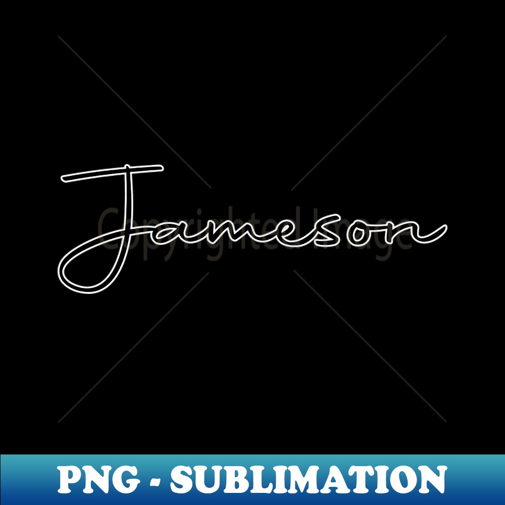 Autography Jameson Name Label - PNG Transparent Sublimation | Inspire ...