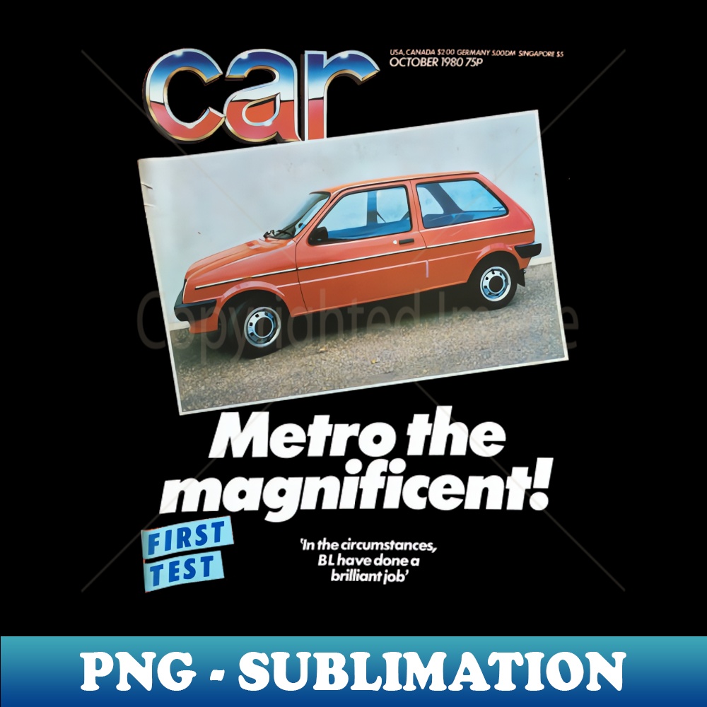 AUSTIN MINI METRO - magazine cover - Exclusive PNG Sublimati | Inspire ...