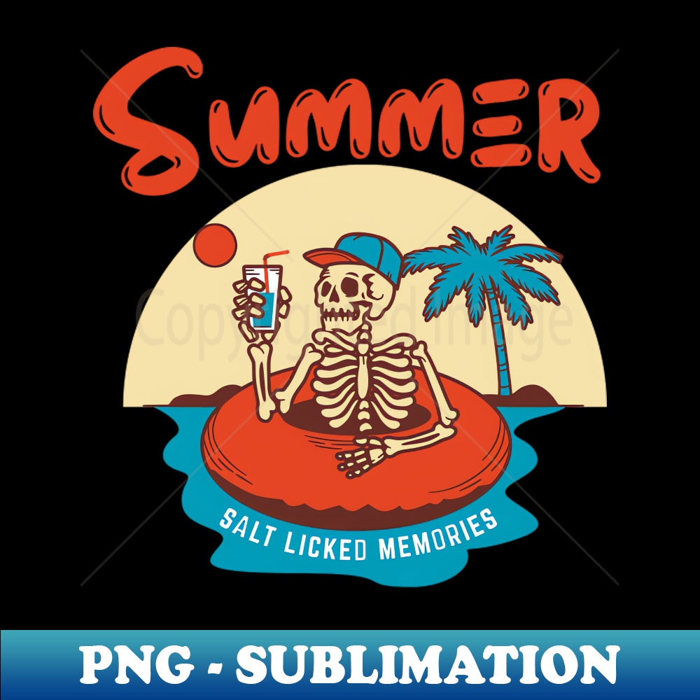 Skull Float Summer Bash - Trendy Sublimation Digital Downloa | Inspire ...
