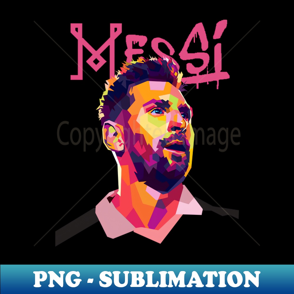 Lionel Messi Inter Miami WPAP - Premium Sublimation Digital | Inspire ...