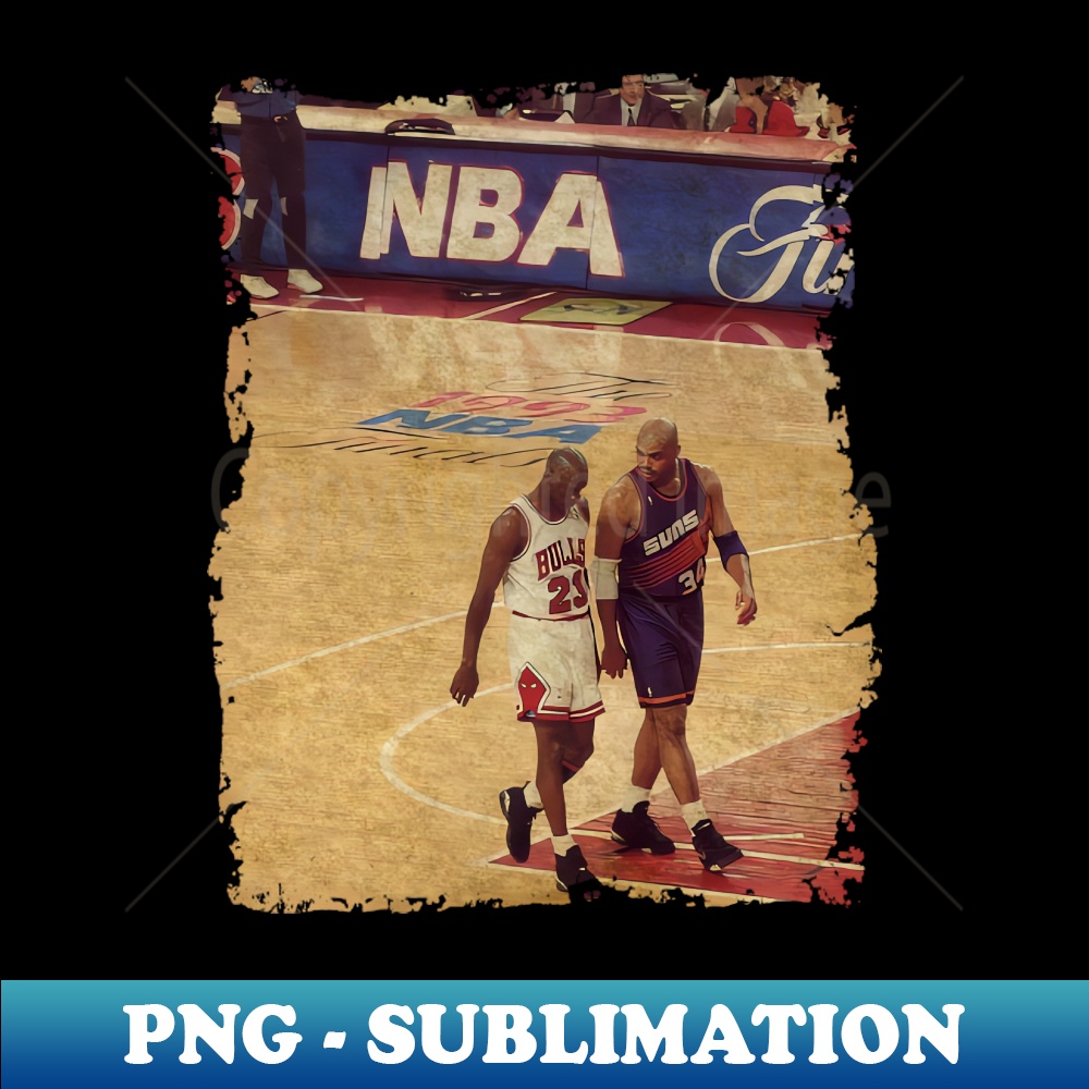 Charles Barkley and Michael Jordan 1993 NBA Finals - PNG Tra | Inspire ...