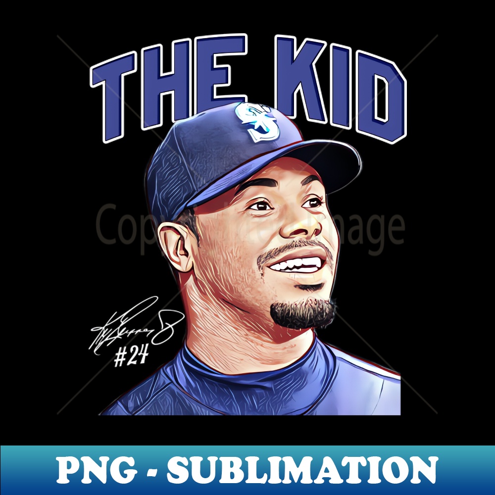 Ken Griffey Jr The Kid Basketball Legend Signature Vintage R - Inspire ...