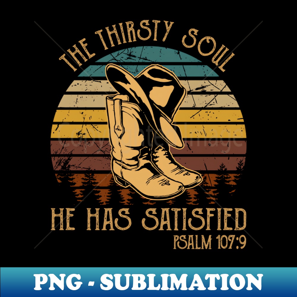 The Thirsty Soul He Has Satisfied Cowboy Boots - Artistic Su | Inspire ...