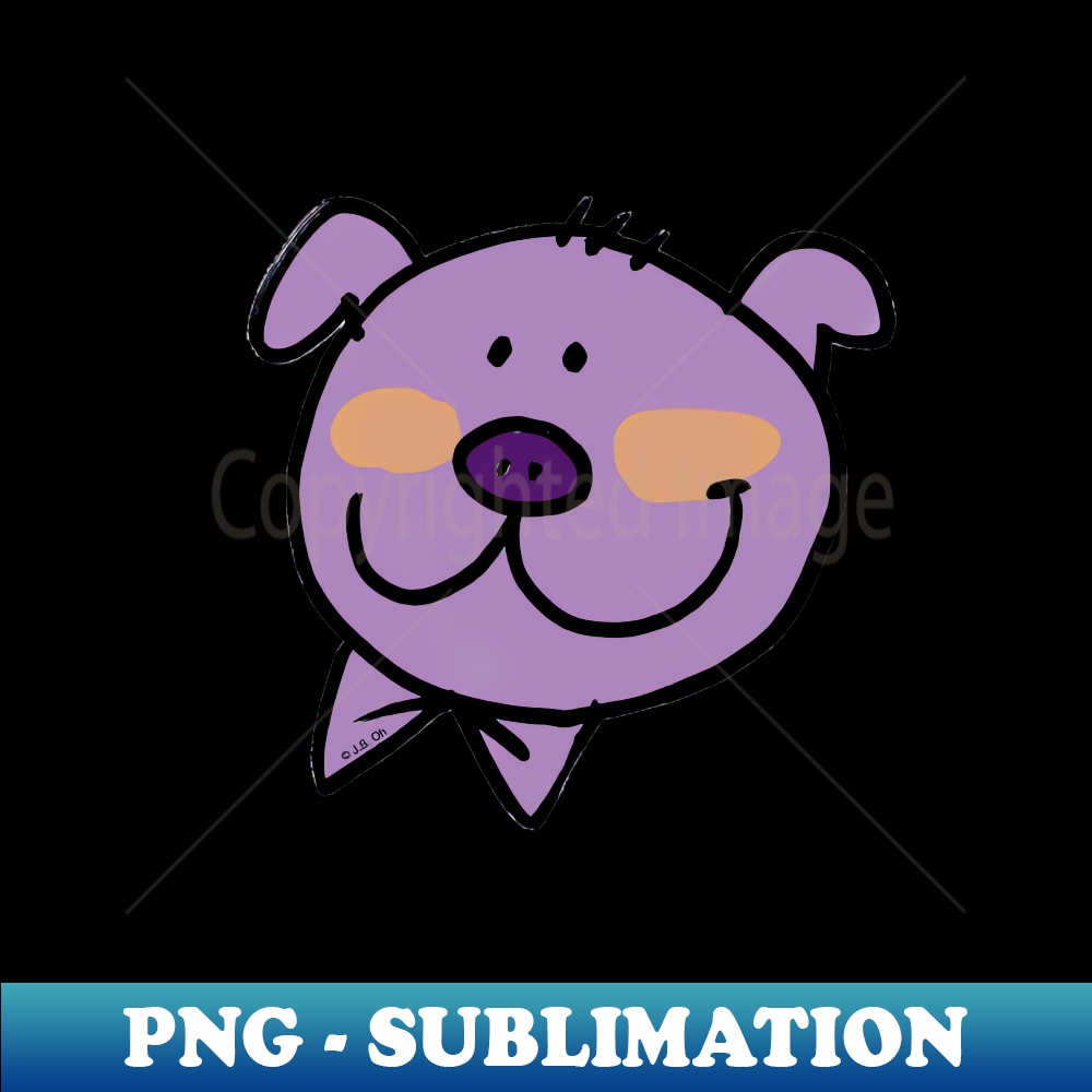 purple pig face - Aesthetic Sublimation Digital File - Trans | Inspire ...