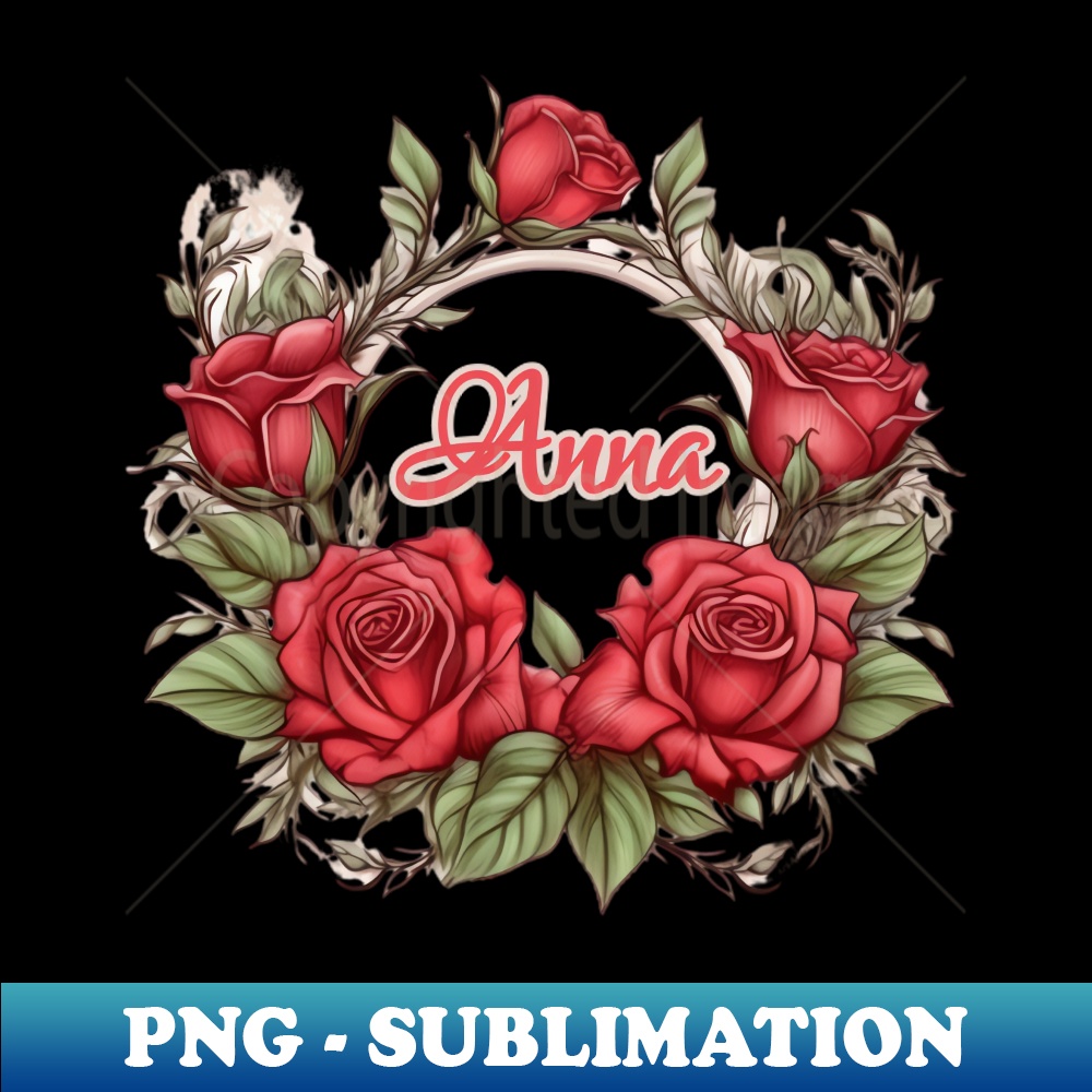 Anna Name For Anna - Vintage Sublimation PNG Download - Spic | Inspire ...
