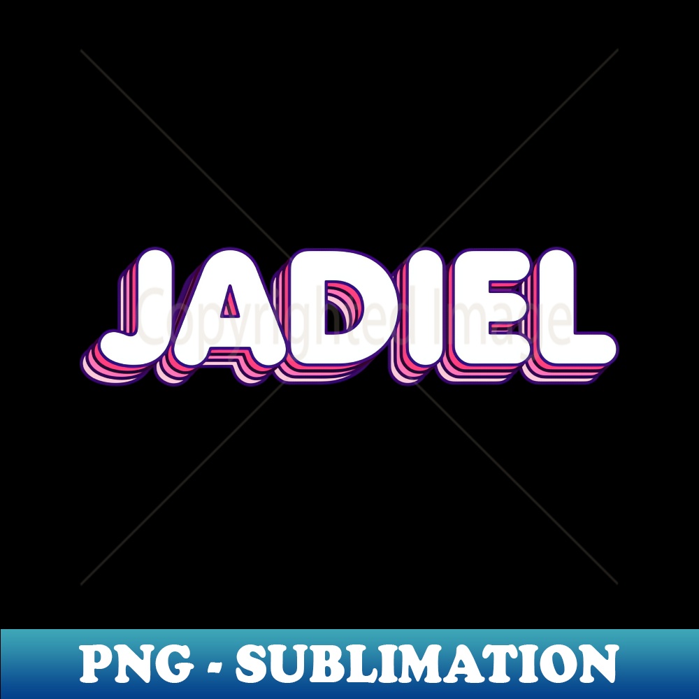Pink Layers Jadiel Name Label - Decorative Sublimation PNG F | Inspire ...