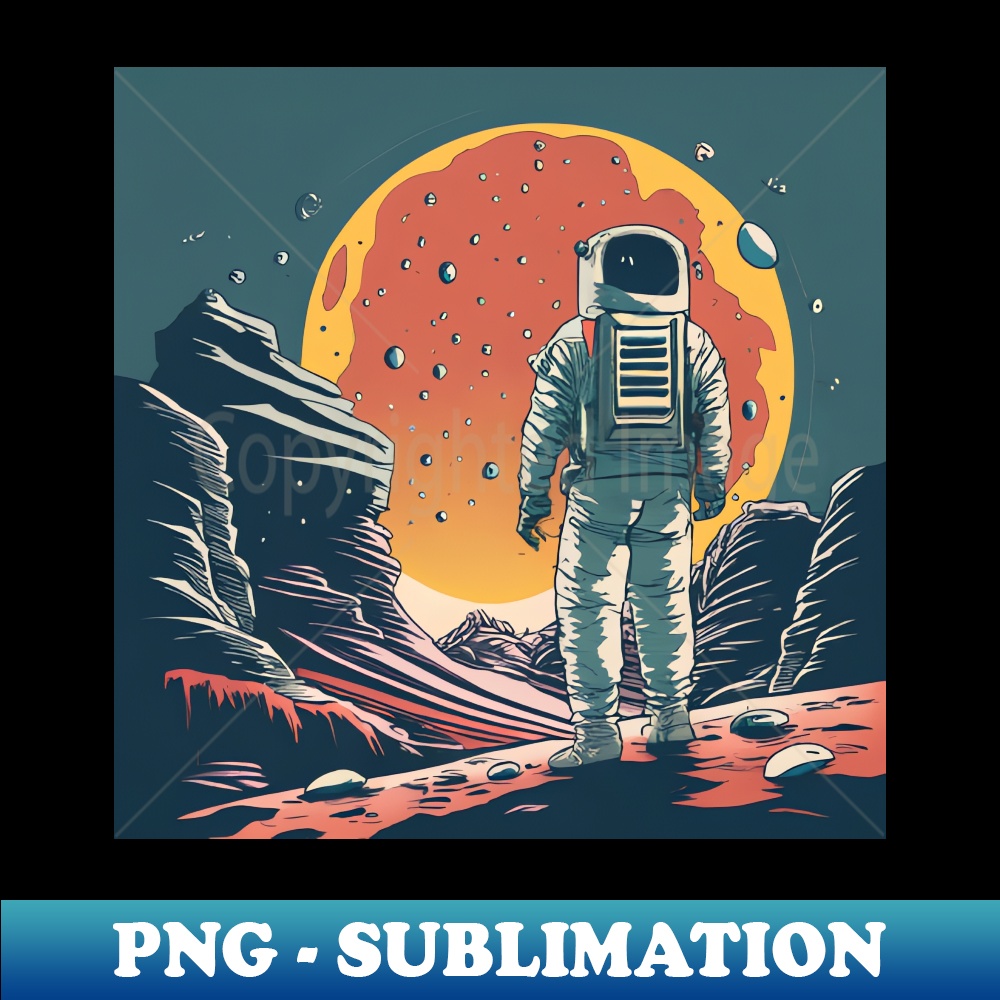 Man on Mars - Instant PNG Sublimation Download - Bold & Eye- | Inspire ...