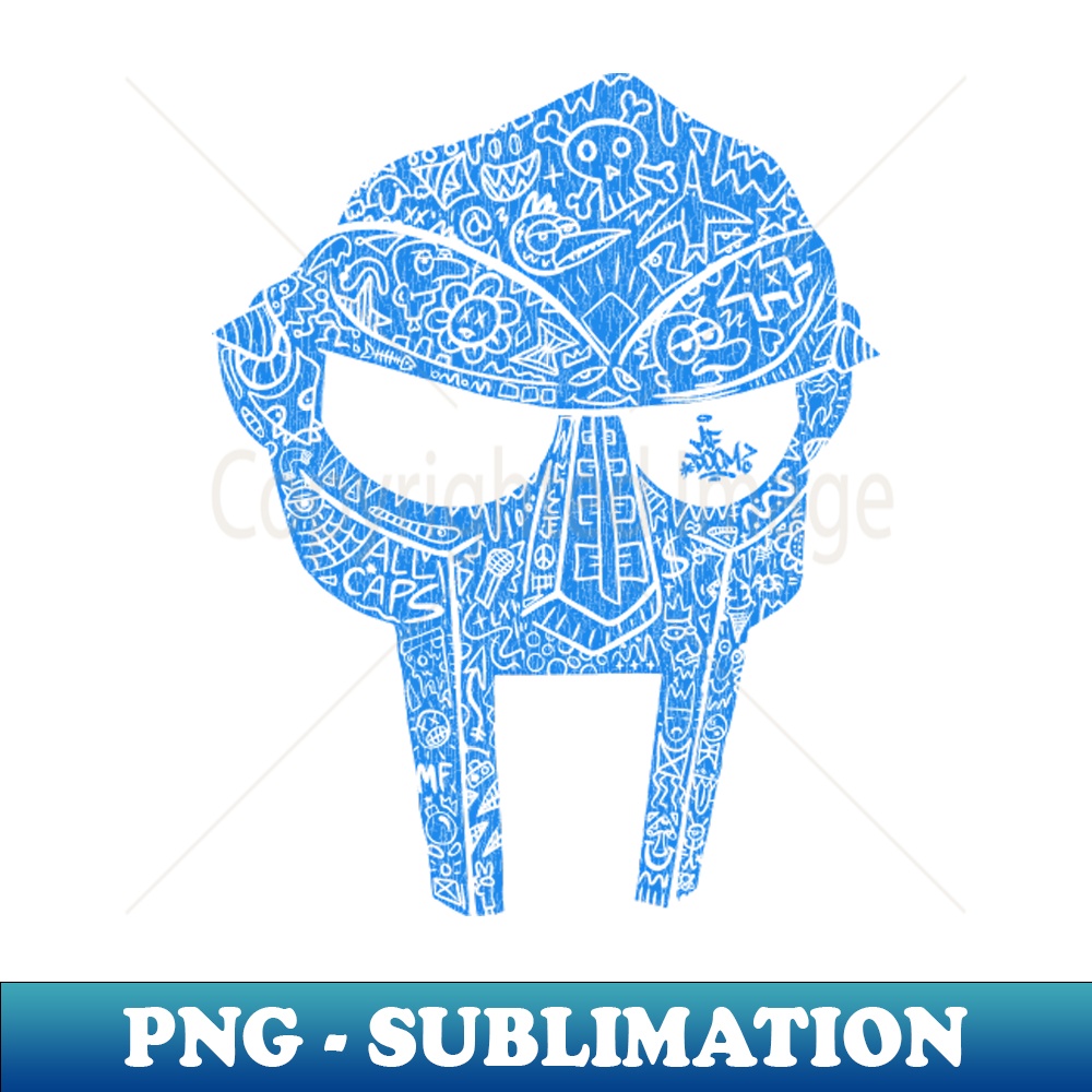 Doodle Doom Blue - Instant Sublimation Digital Download - Pe | Inspire ...