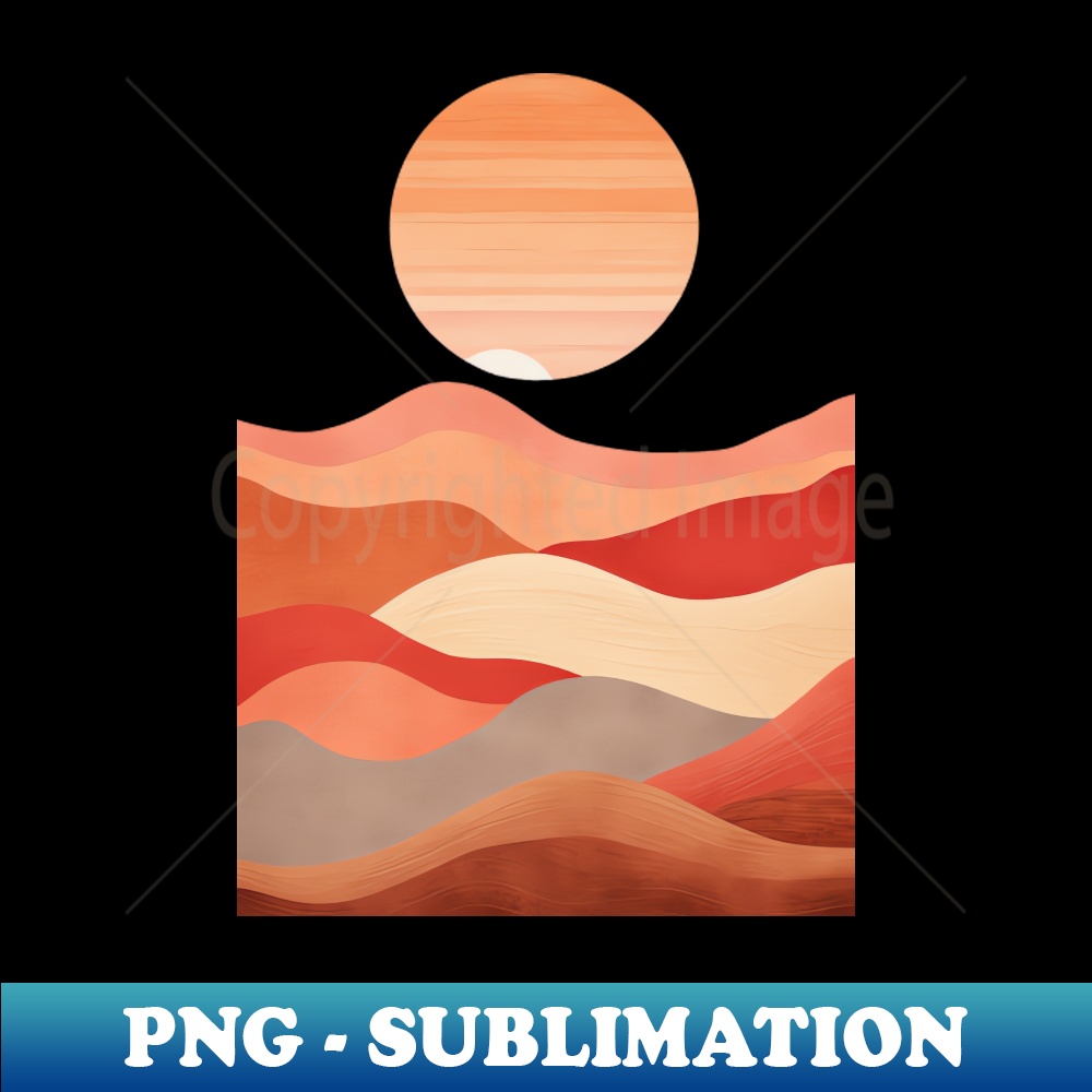 Primitive forms sunset - Stylish Sublimation Digital Downloa | Inspire ...
