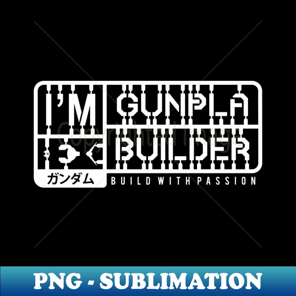 IM Gunpla Builder White - PNG Transparent Digital Download F | Inspire ...