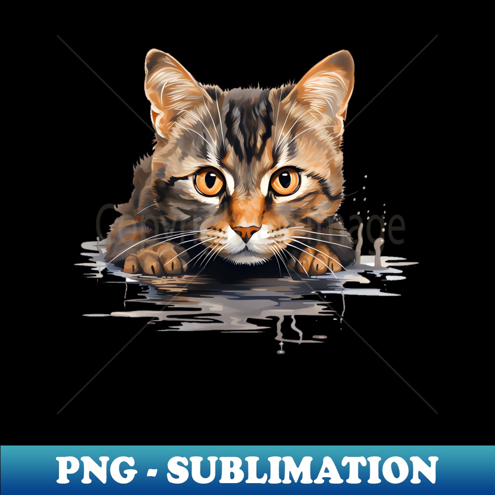 Sneaky cat - Aesthetic Sublimation Digital File - Defying th | Inspire ...