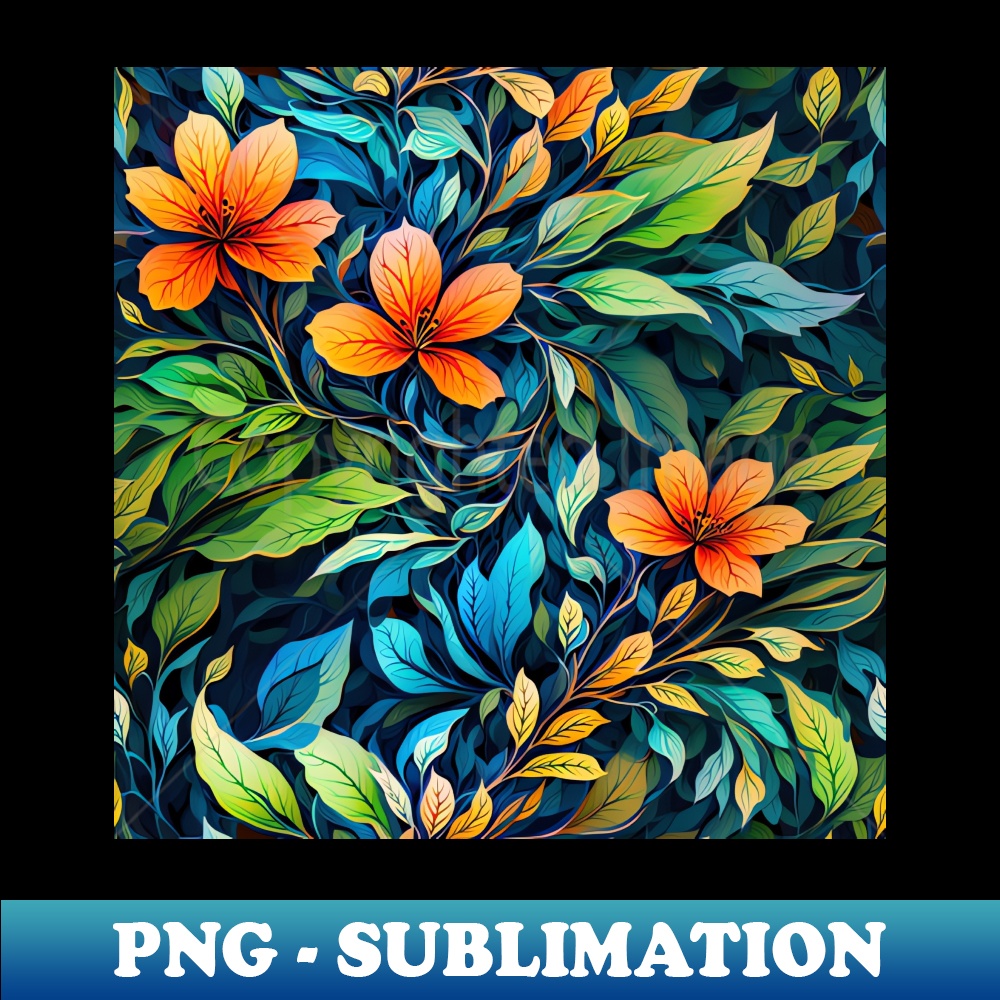 illustration of a nature pattern - Unique Sublimation PNG Do - Inspire ...