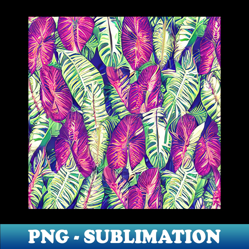 Tropical plants nature background - Instant PNG Sublimation | Inspire ...