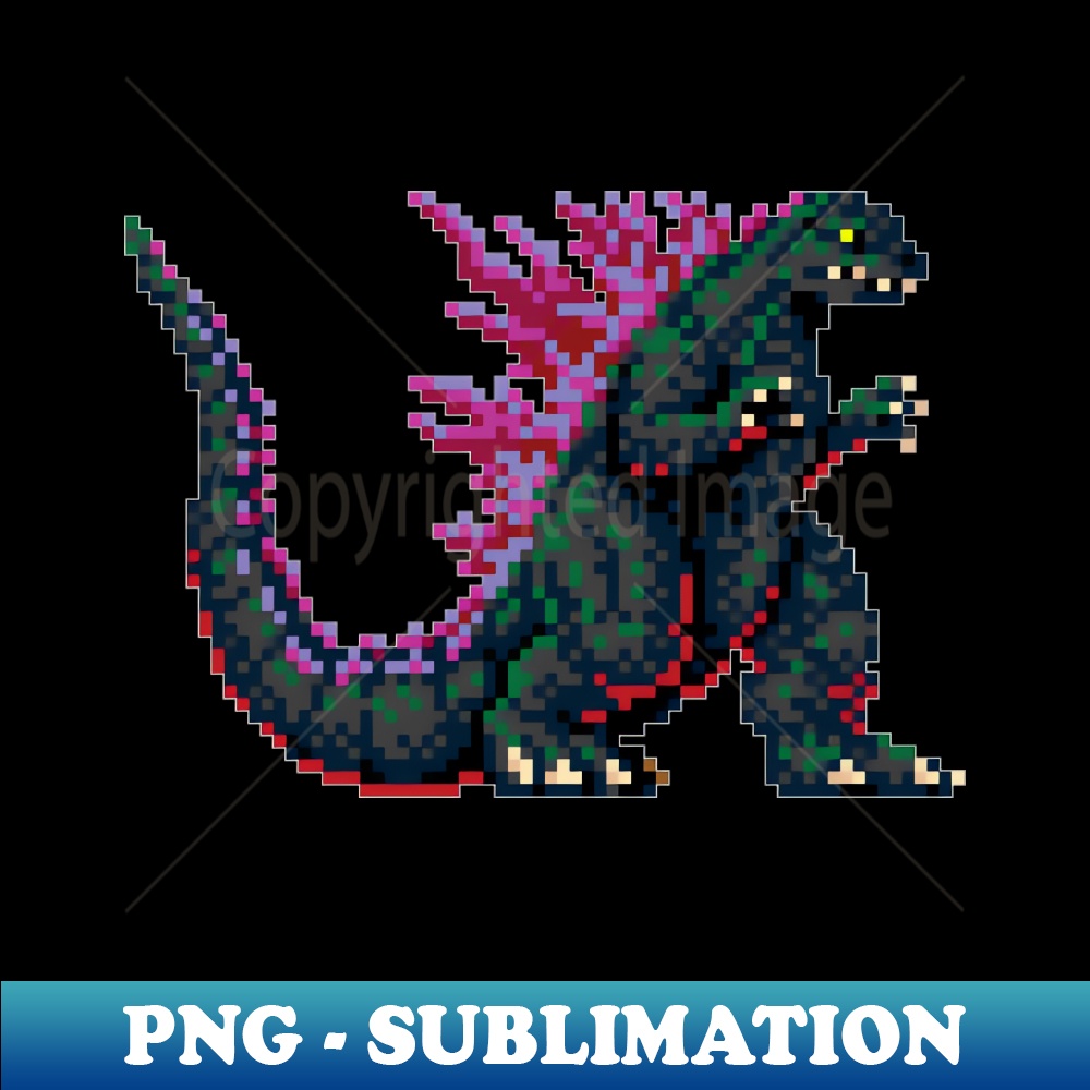Pixel Godzilla 2000 - Premium PNG Sublimation File - Bold & | Inspire ...