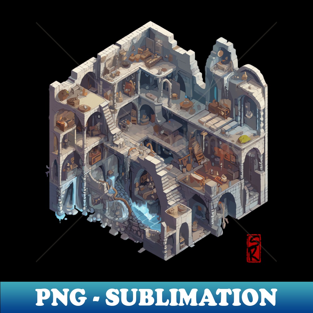 Isometric dungeons - Unique Sublimation PNG Download - Trans | Inspire ...