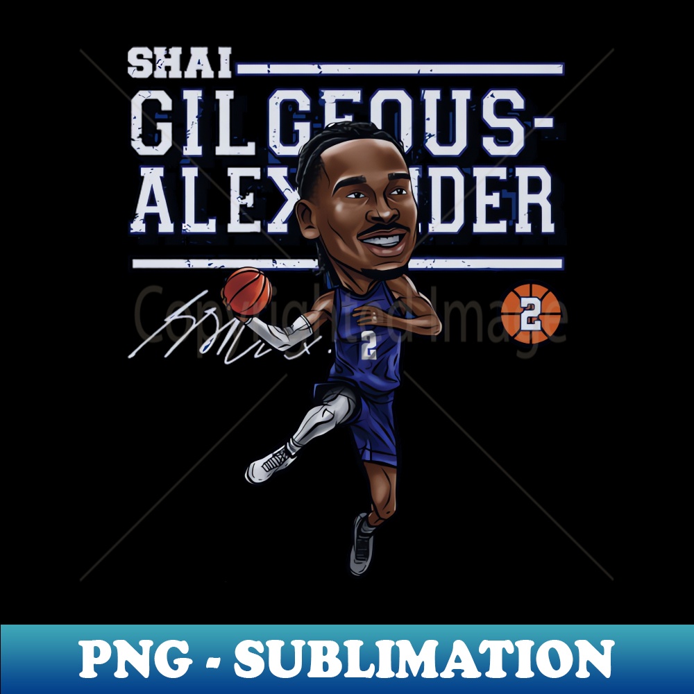Shai Gilgeous-Alexander Oklahoma City Cartoon - PNG Transpar | Inspire ...