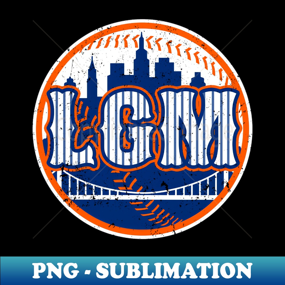 LGM - LETS GO METS BASEBALL - Exclusive Sublimation Digital | Inspire ...