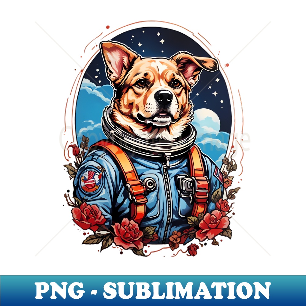 Dog Astronaut In Space - High-Resolution PNG Sublimation Fil - Inspire ...