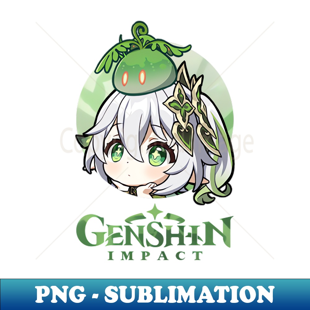 Nahida Chibi Genshin Impact - Instant PNG Sublimation Downlo | Inspire ...