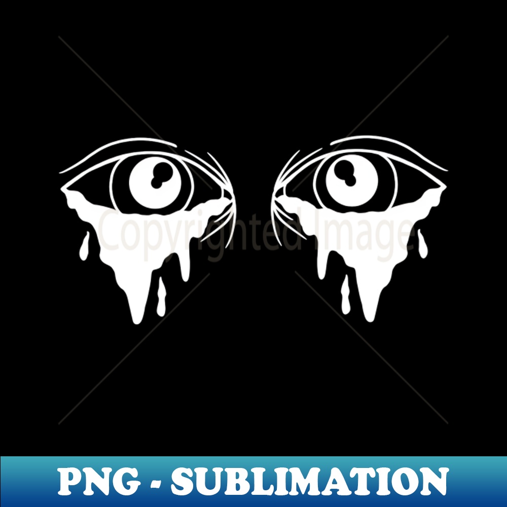 Bleeding Eyes x White - Premium PNG Sublimation File - Enhan | Inspire ...