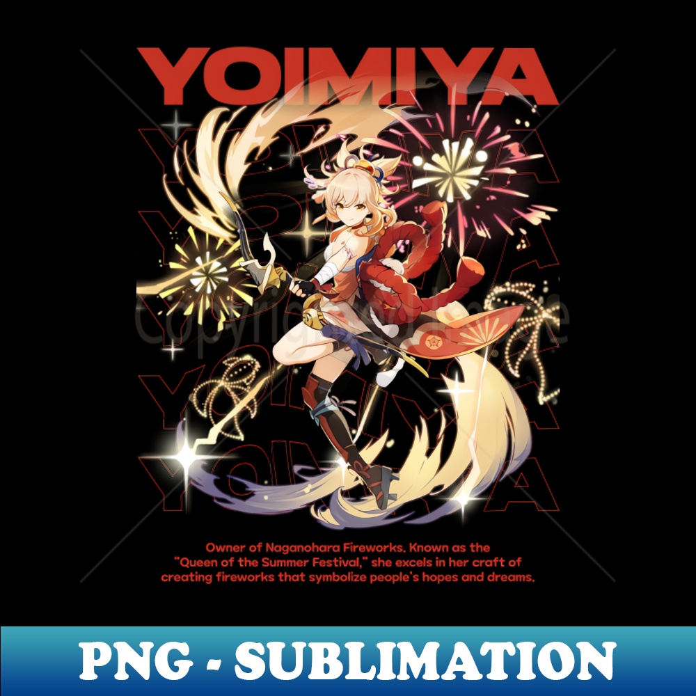 Yoimiya Genshin Impact - Modern Sublimation PNG File - Unloc | Inspire Uplift