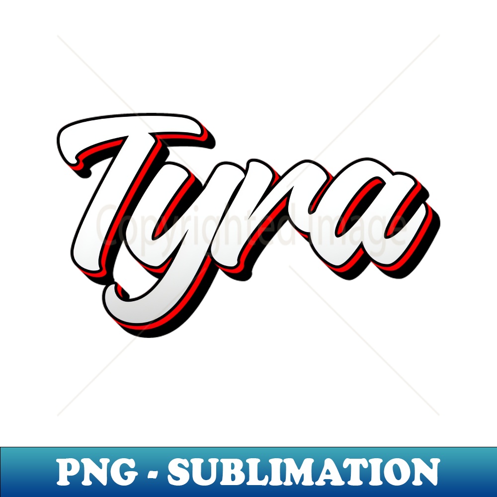 Tyra name - cool 70s retro font - High-Resolution PNG Sublim | Inspire ...