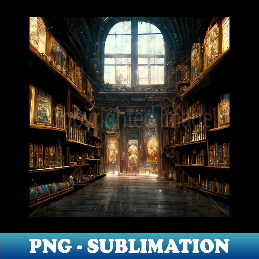 Parchment - Fantasy Library - Decorative Sublimation PNG Fil | Inspire ...