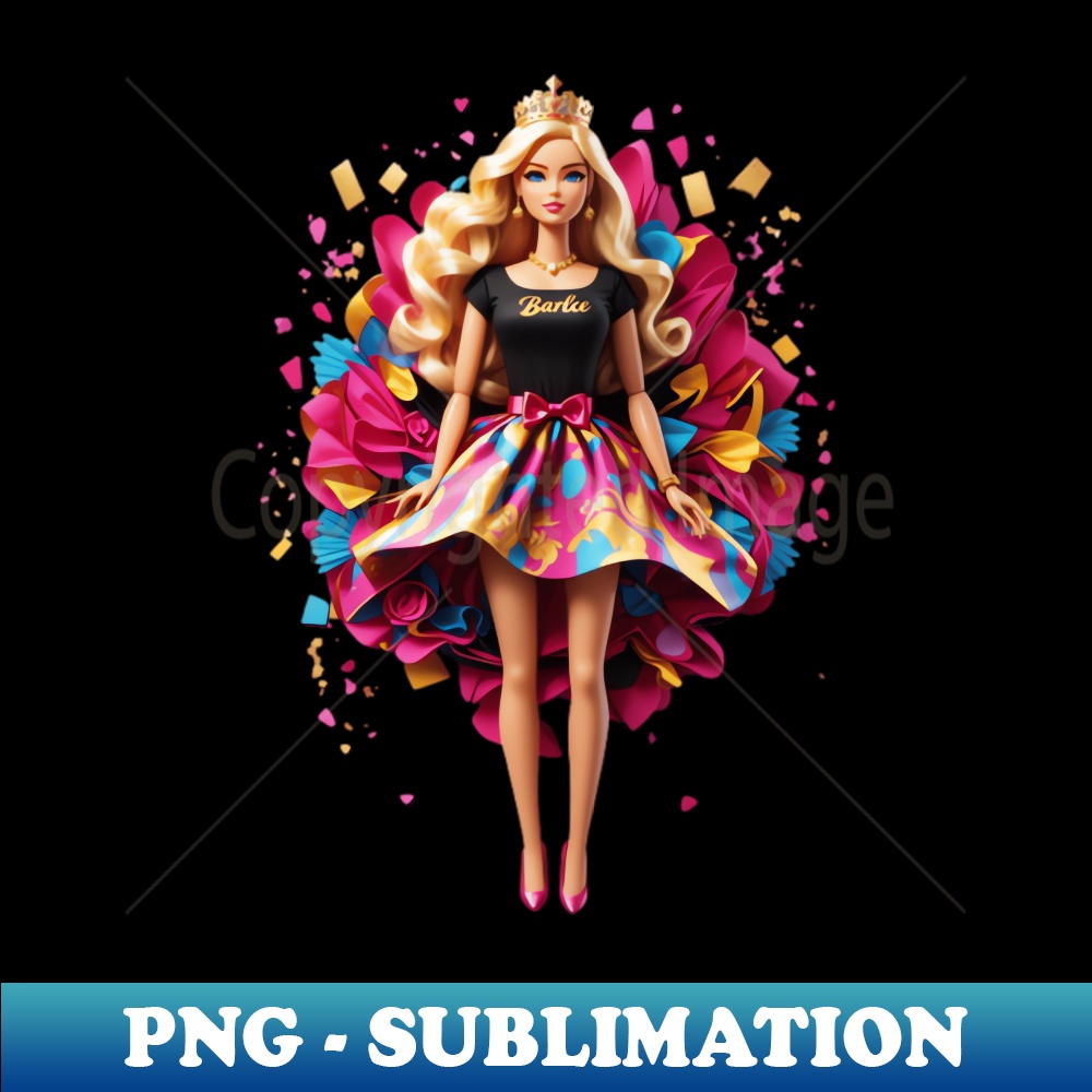 Barbe Princess - High-Resolution PNG Sublimation File - Boos - Inspire ...