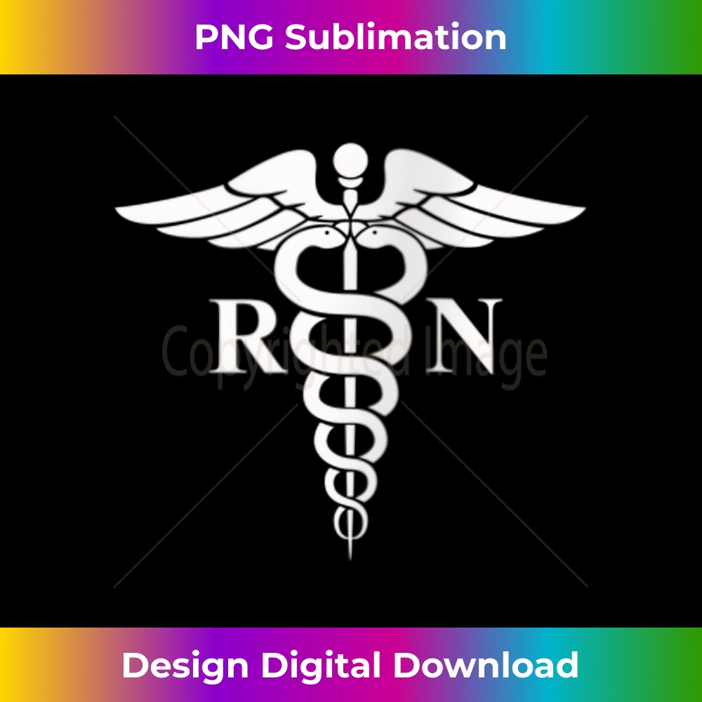 Womens Registered Nurse Caduceus Medical Symbol Nursing Logo | Inspire ...