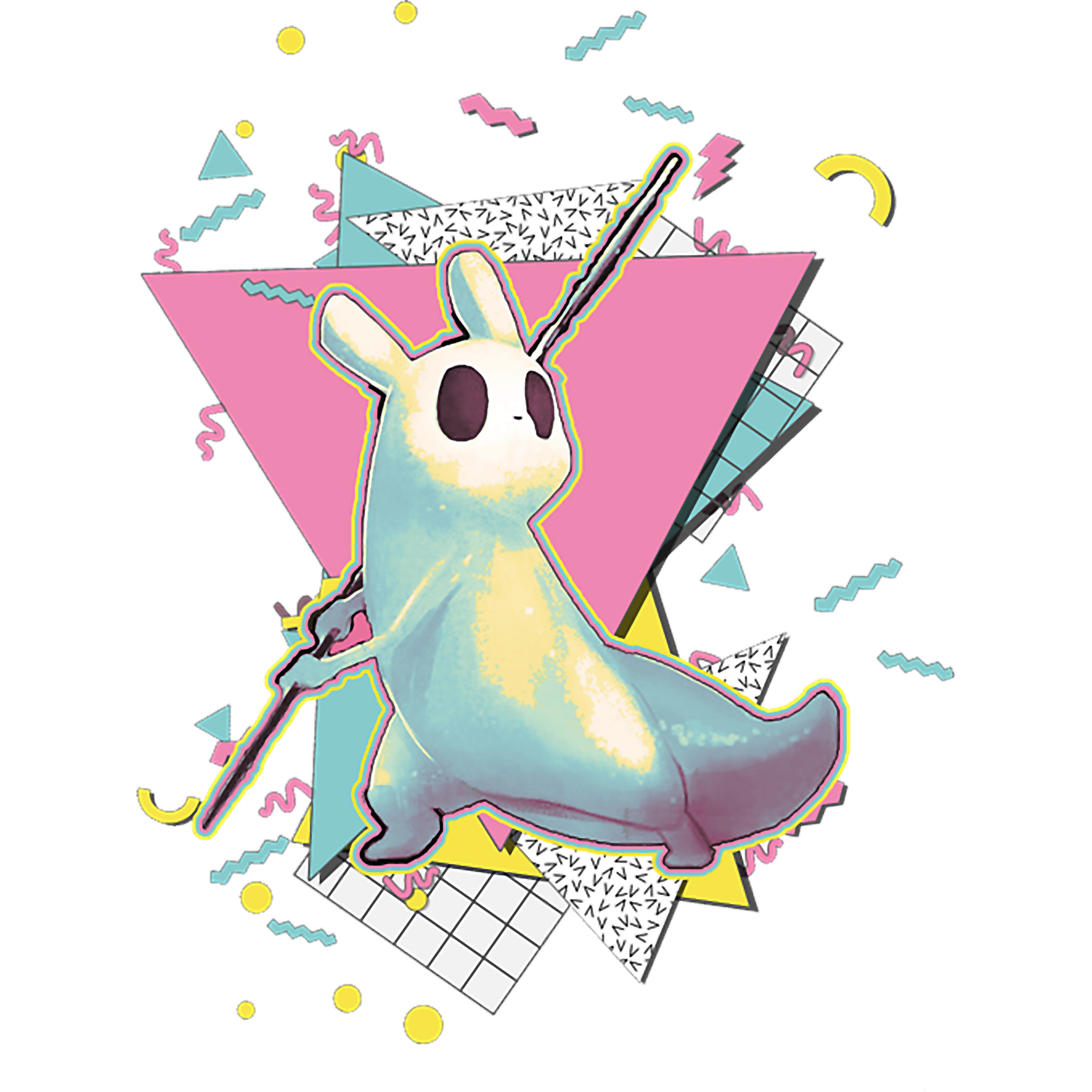 Slug Cat - Rain World 90s graphic design | Inspire Uplift