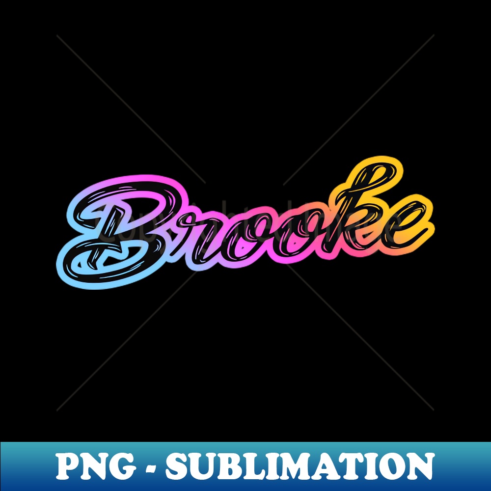 Name Brooke - PNG Transparent Digital Download File for Subl | Inspire ...