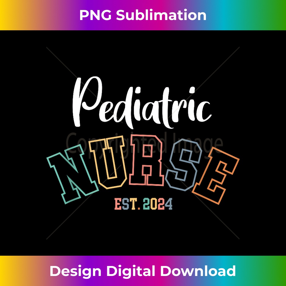 Pediatric Nurse Est 2024 Student Nurse Graduation Tank Top - | Inspire ...