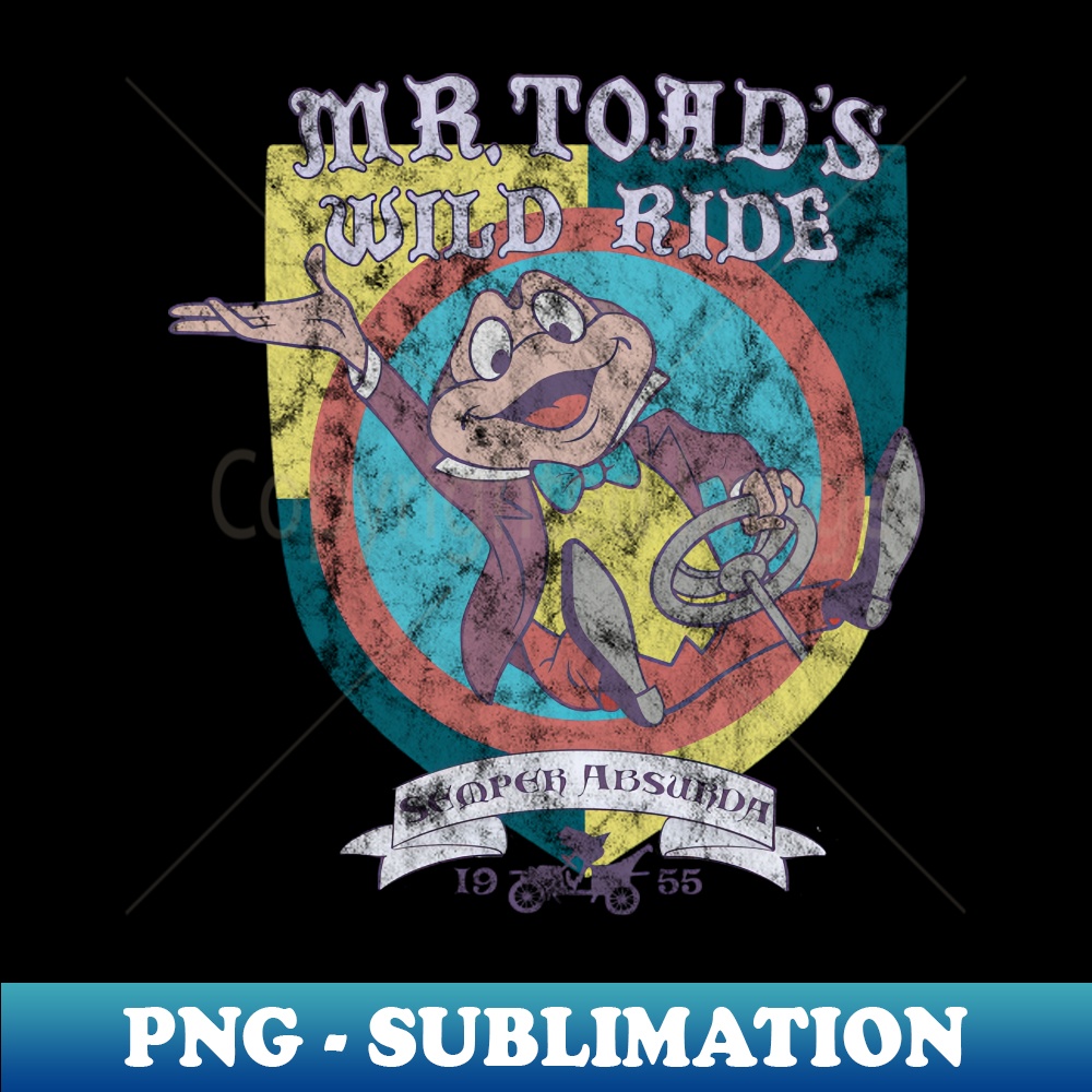 Mr Toads Wild Ride - 1955 Vintage Texture - High-Quality PNG - Inspire ...