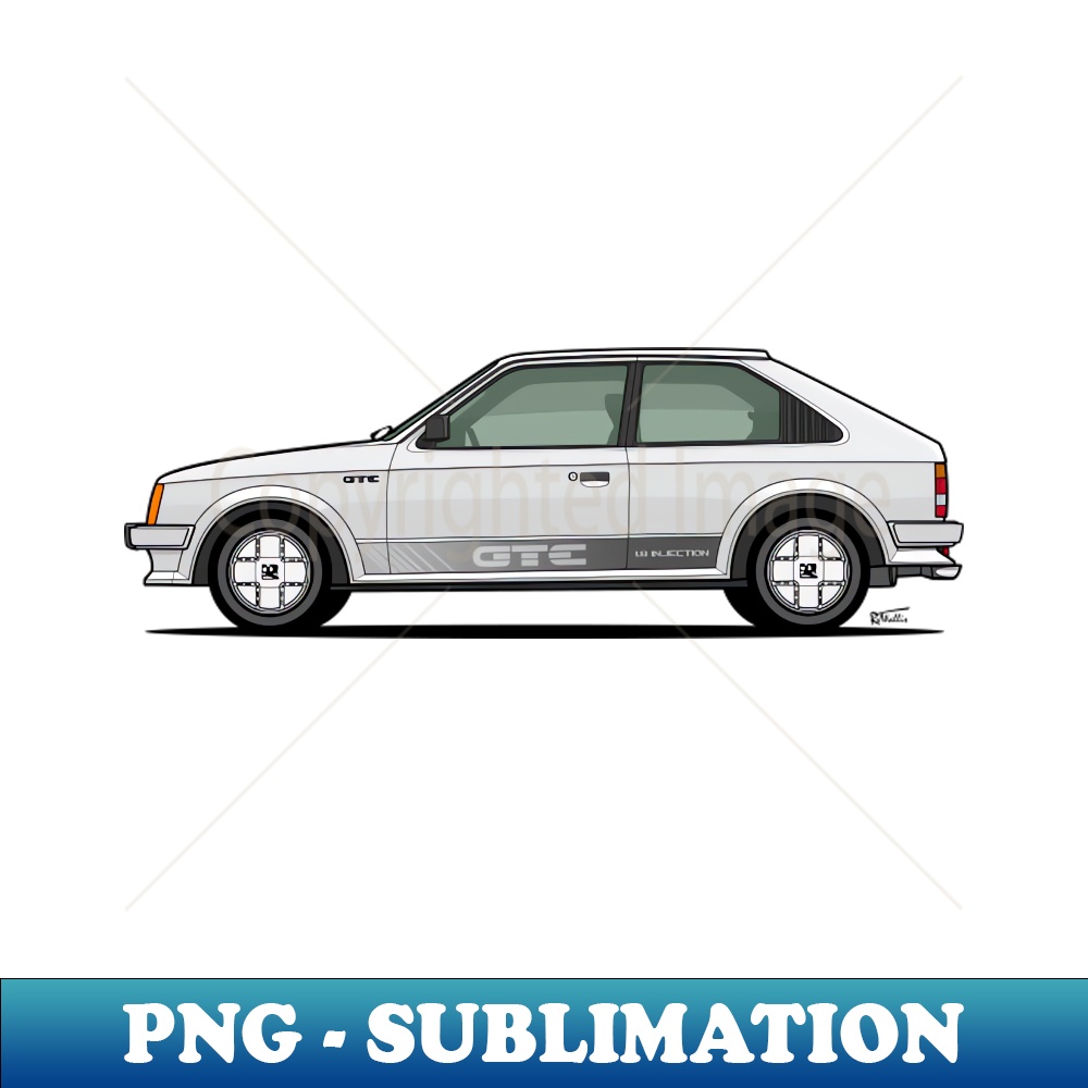 Mk1 Vauxhall Astra GTE side profile - PNG Transparent Sublim - Inspire ...