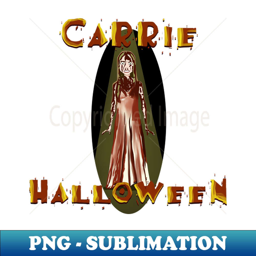 Scary Carrie - PNG Transparent Sublimation Design - Unleash | Inspire ...