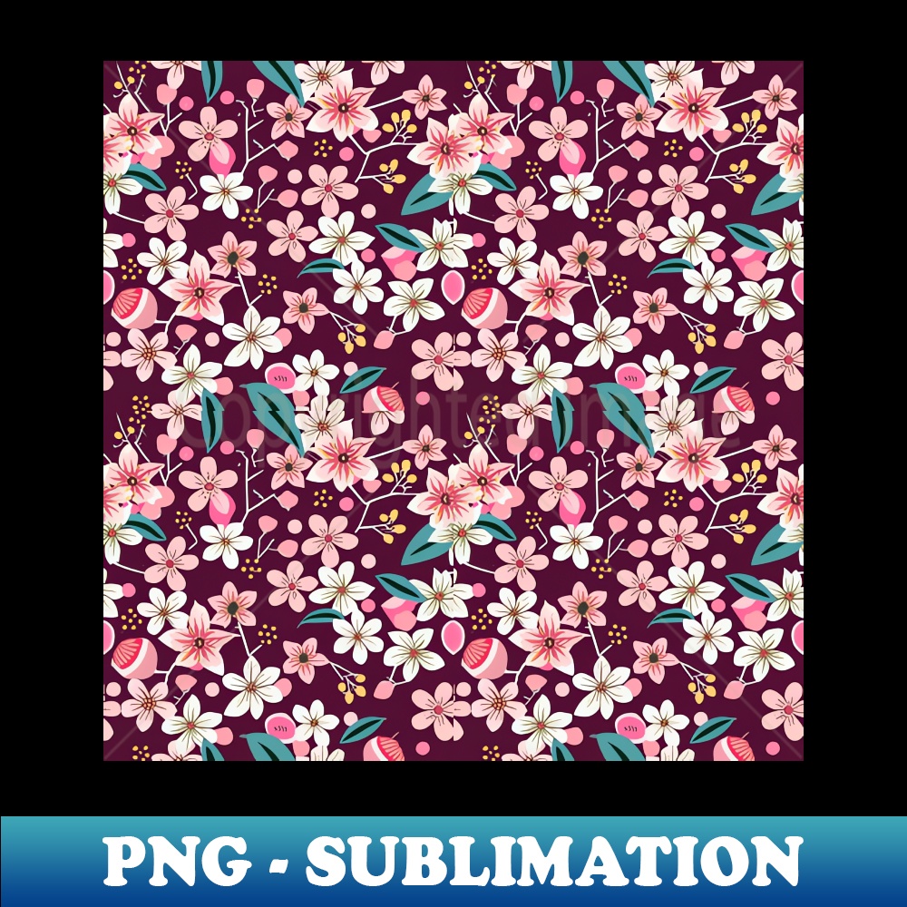 flowers patterns - PNG Transparent Sublimation File - Unlock | Inspire ...