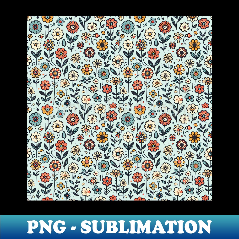 flowers patterns - PNG Sublimation Digital Download - Bold & | Inspire ...