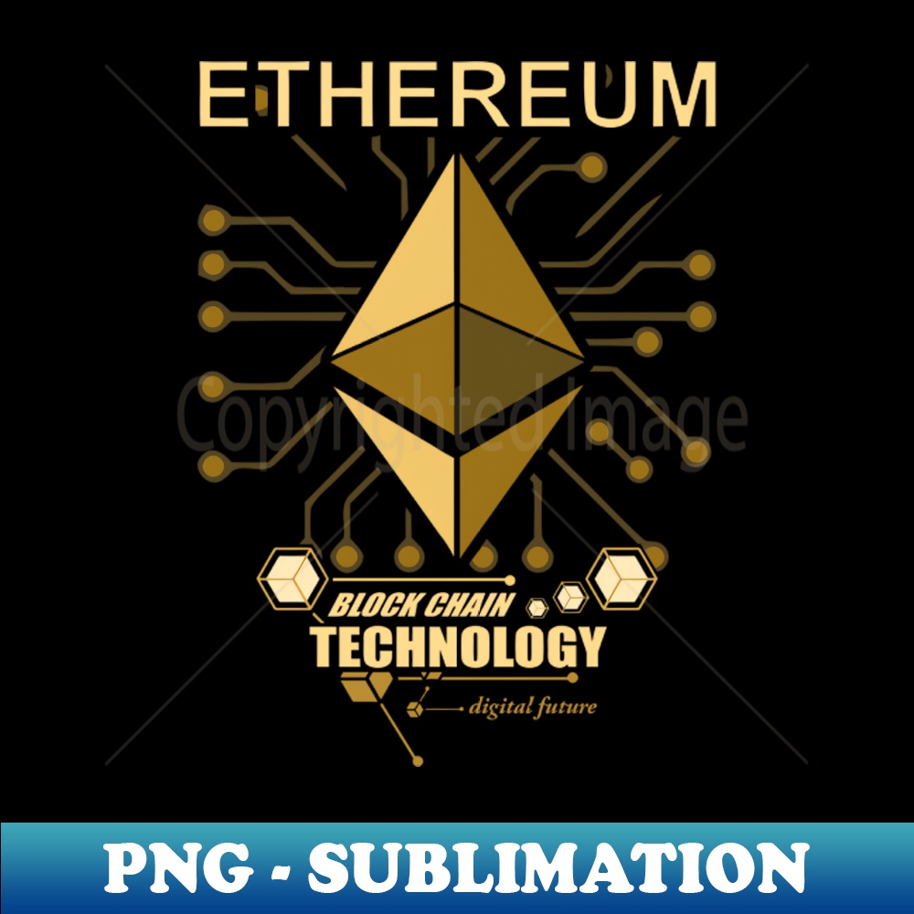 Ethereum - ETH - Digital Cryptocurrency Logo - Elegant Subli | Inspire ...
