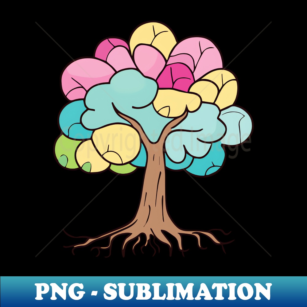 Tree of life with roots and colorful leaves 03 - Instant Sub | Inspire ...