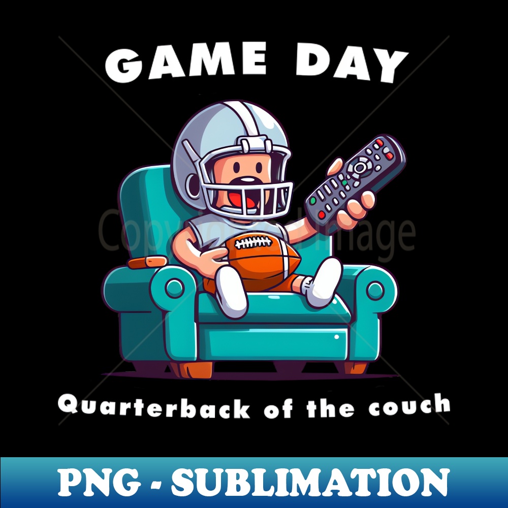 game day quarterback of the couch - High-Resolution PNG Sub - Inspire ...
